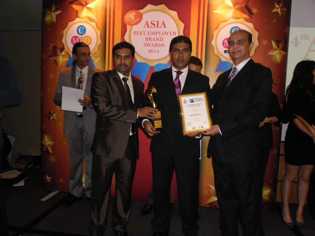 Sampath Bank wins prestigious CSR Award at ASIA Responsible Business ...